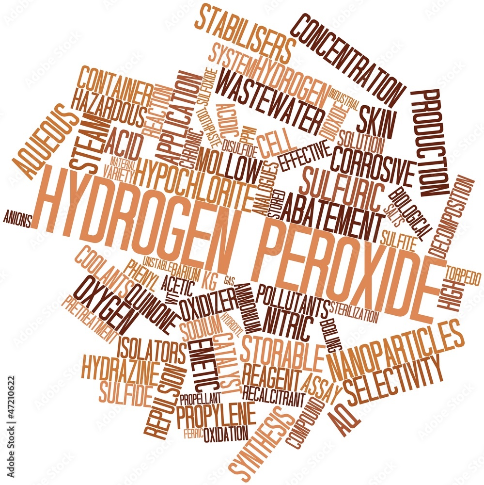 Word cloud for Hydrogen peroxide Stock Illustration | Adobe Stock