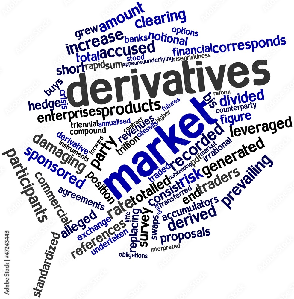 Word cloud for Derivatives market Stock Illustration | Adobe Stock
