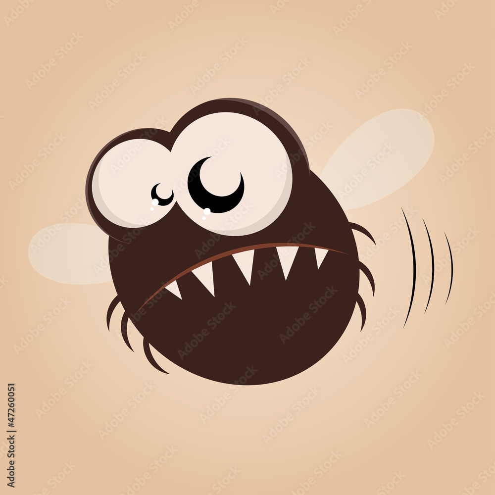 fliege lustig Stock Vector | Adobe Stock