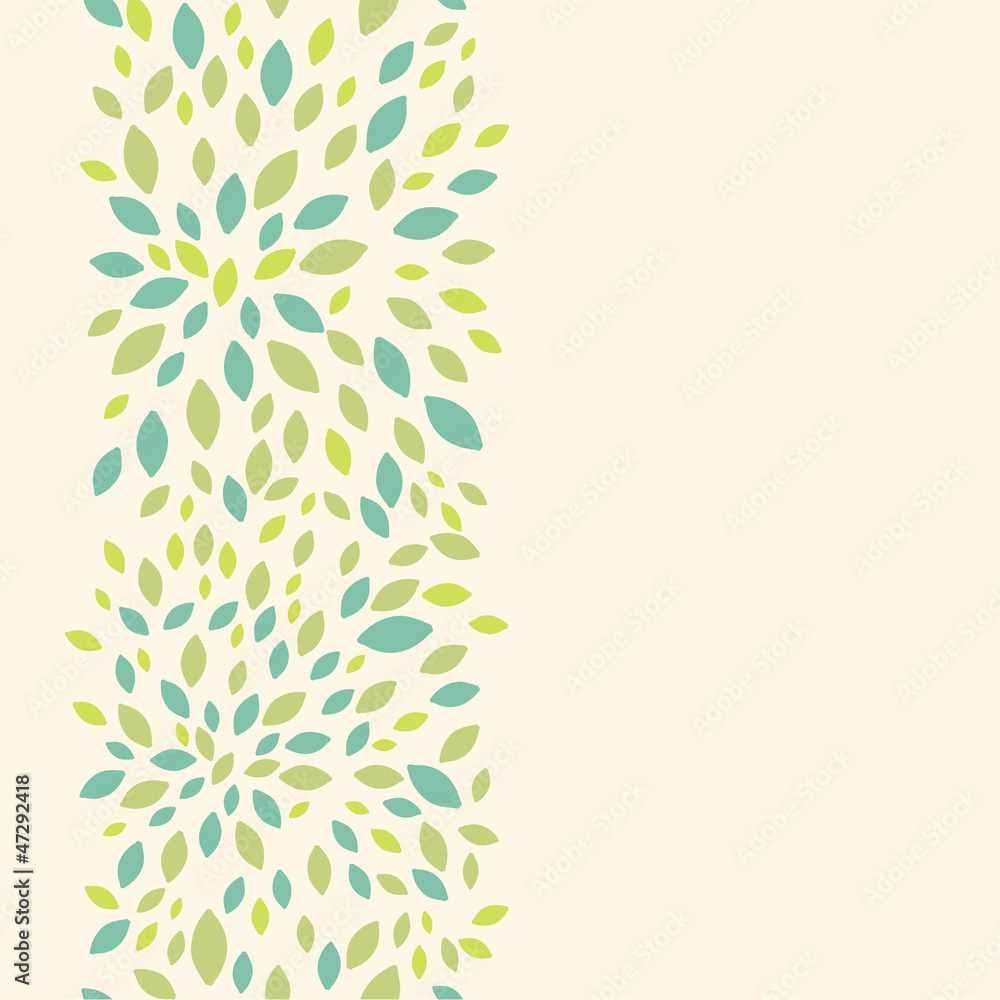 Vector leaf texture vertical seamless pattern background Stock Vector ...