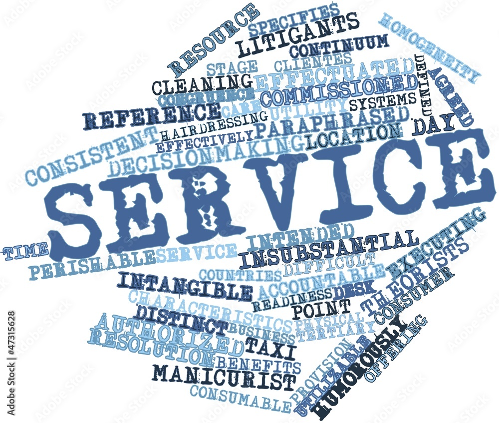 Word cloud for Service Stock Illustration | Adobe Stock
