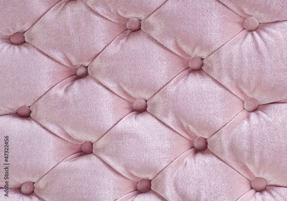 light pink quilted fabric texture on armchair Stock Photo | Adobe Stock