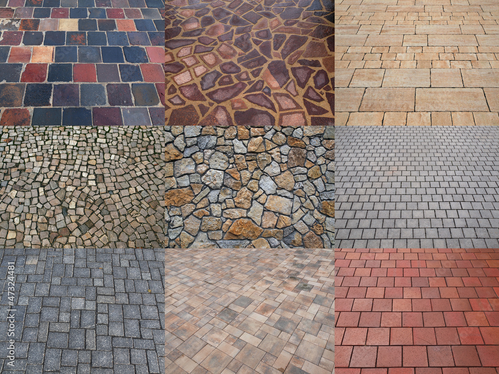 Verschiedenes Pflaster Stock-Foto | Adobe Stock