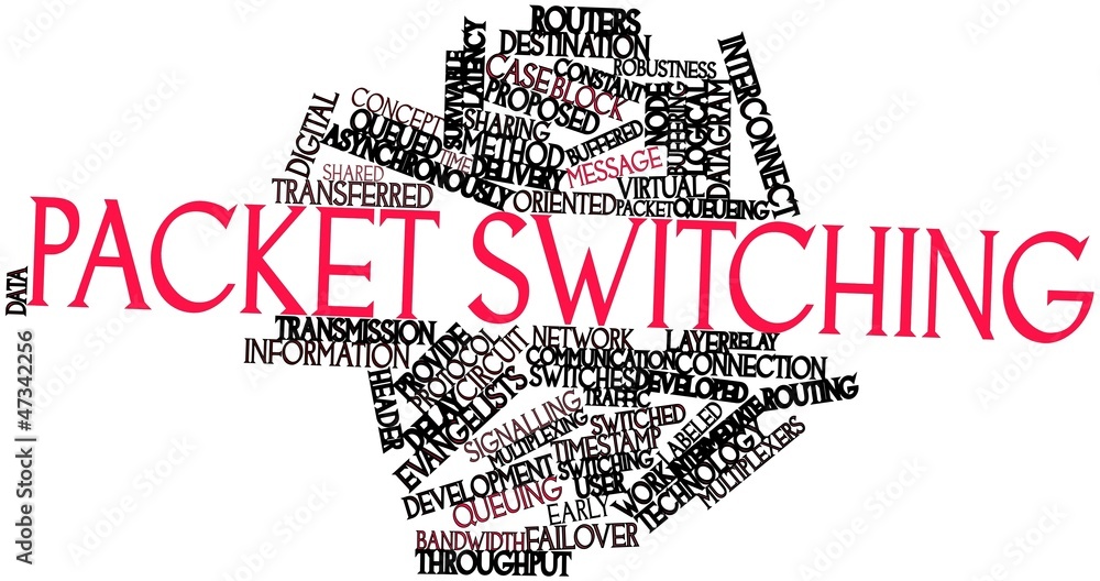 Word cloud for Packet switching Stock Illustration | Adobe Stock
