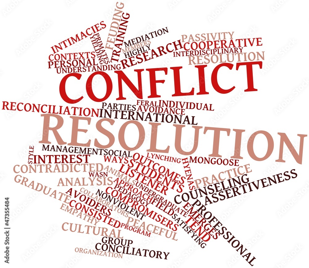 Word cloud for Conflict resolution Stock Illustration | Adobe Stock Word cloud for Conflict resolution Stock Illustration | Adobe Stock