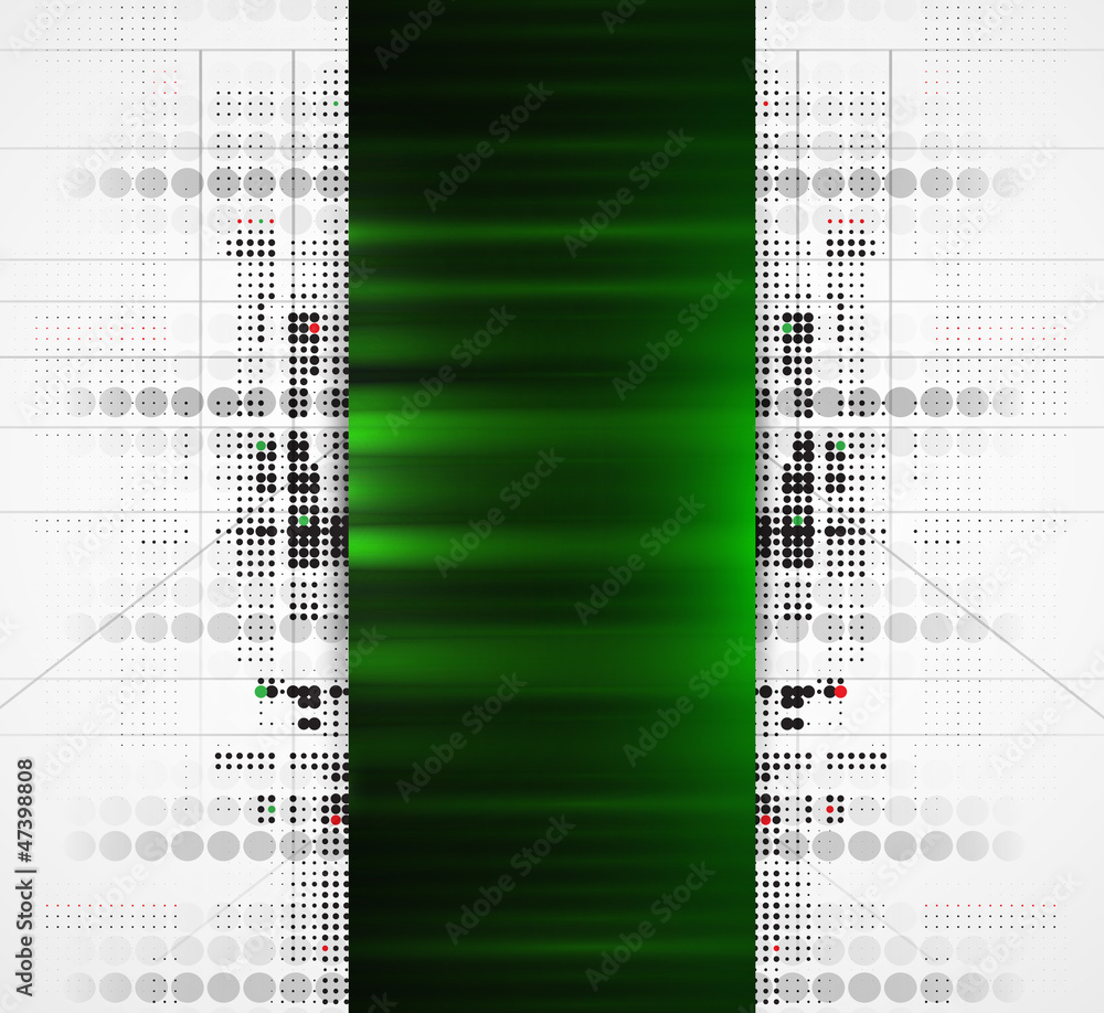 Abstract green high technology dynamic fade banner background Stock ...