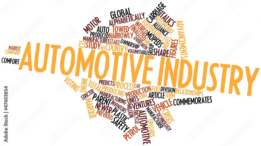 Word cloud for Automotive industry Stock Illustration | Adobe Stock