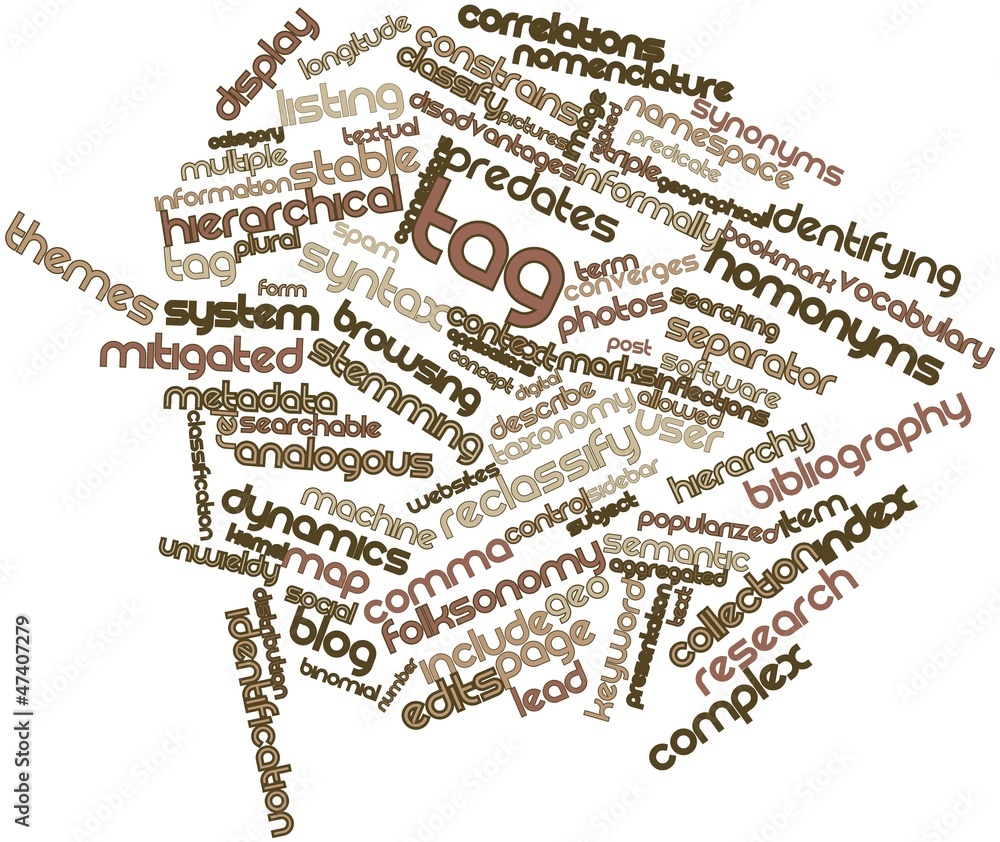 Word cloud for Tag Stock Illustration | Adobe Stock