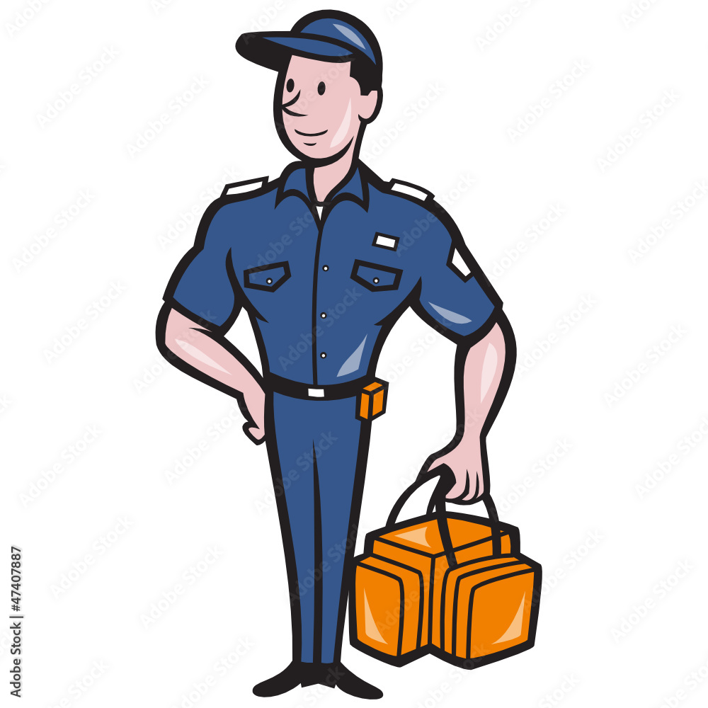 Emergency Medical Technician Paramedic EMT Cartoon vector de Stock ...