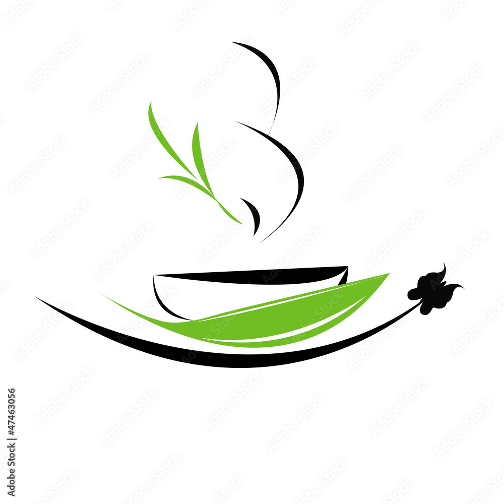 tea logo Stock Vector | Adobe Stock