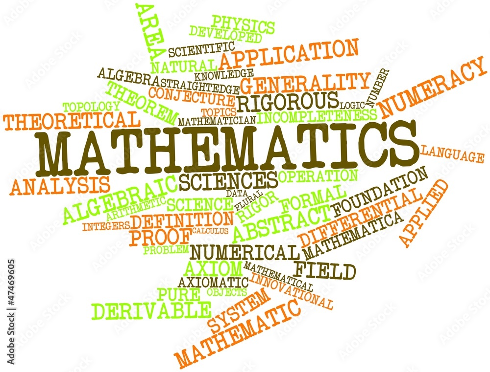 Word cloud for Mathematics Stock Illustration | Adobe Stock