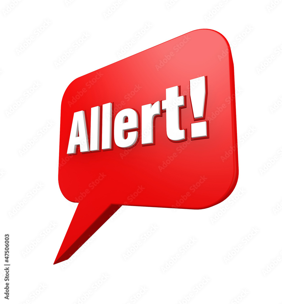 fumetto allert Stock Illustration | Adobe Stock