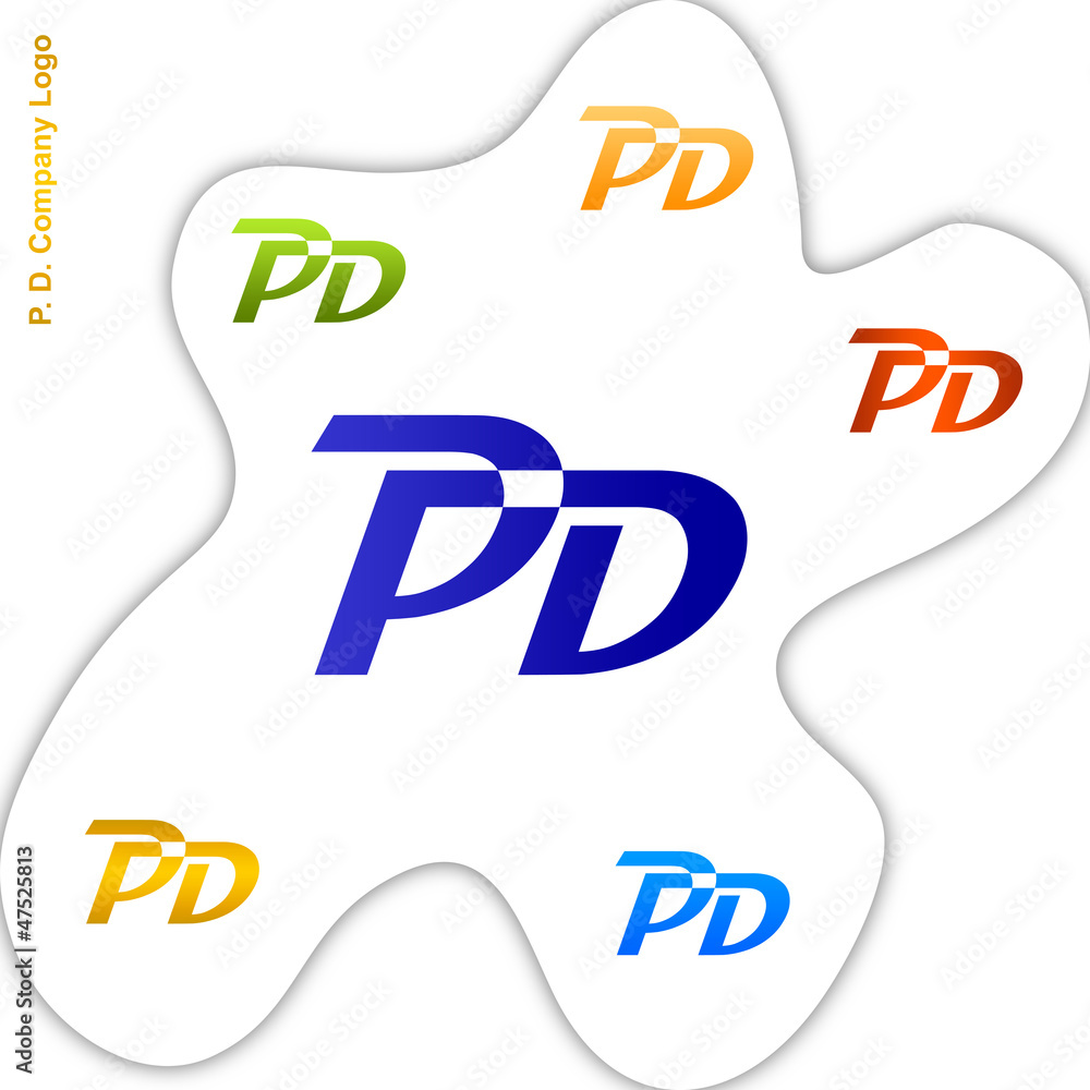 P. D. Company Logo Stock Vector | Adobe Stock
