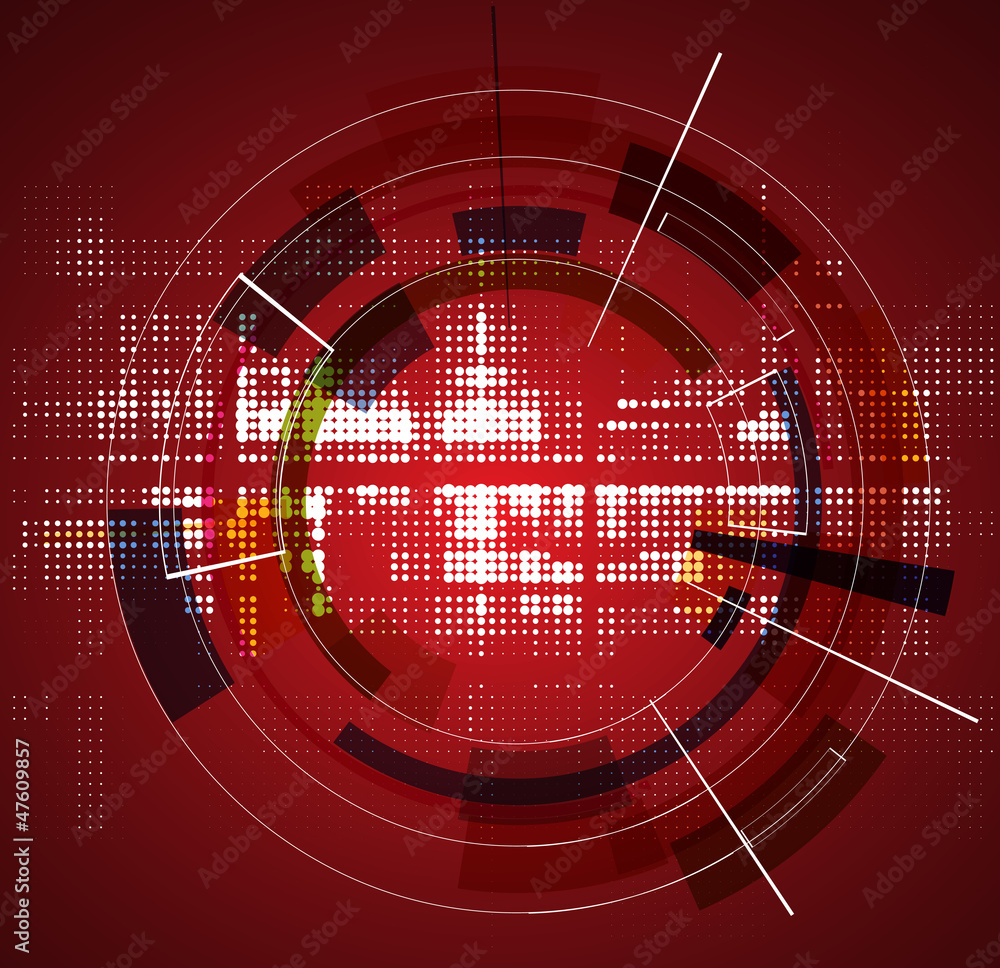 abstract red futuristic fade technology business background Stock ...