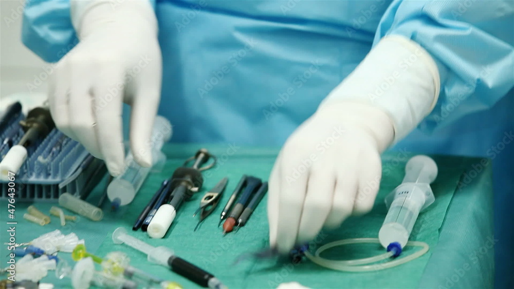 hands of nurses. instruments for the operation. Stock Video | Adobe Stock