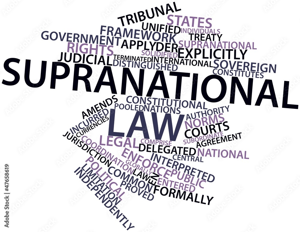 Word cloud for Supranational law Stock Illustration | Adobe Stock