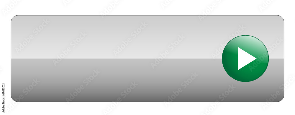 BLANK web button (rectangular green arrow icon symbol) Stock Vector ...