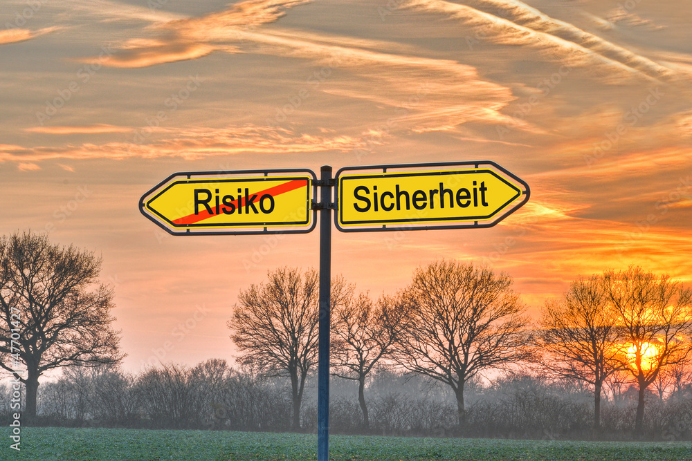 Risiko sicherheit Stock-Foto | Adobe Stock
