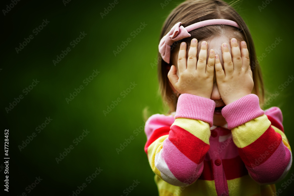 Little Girl Hiding