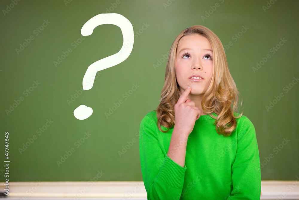 fragezeichen schule Stock Photo | Adobe Stock