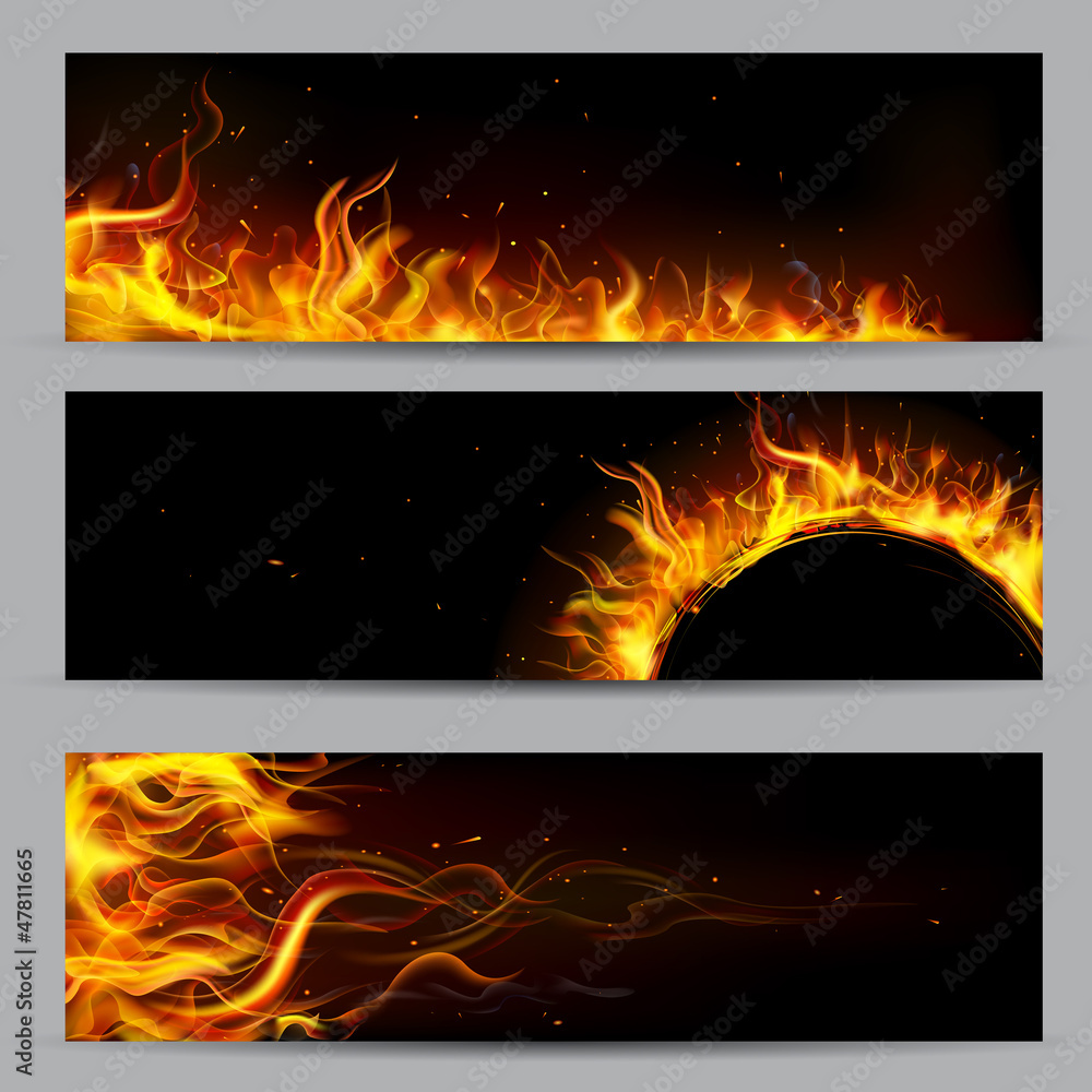 Fire Flame Template Stock Vector | Adobe Stock