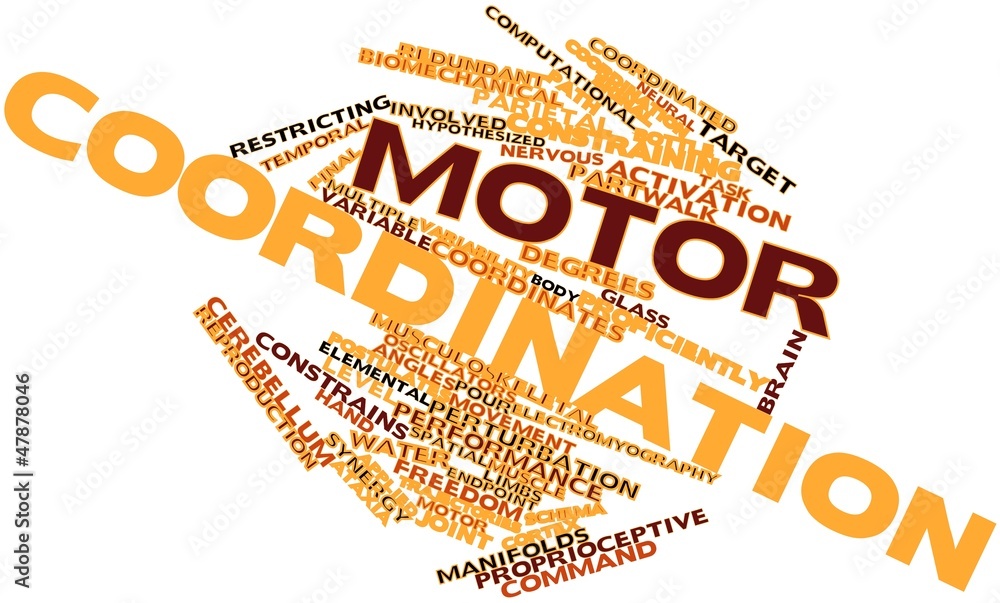 Word cloud for Motor coordination Stock Illustration | Adobe Stock