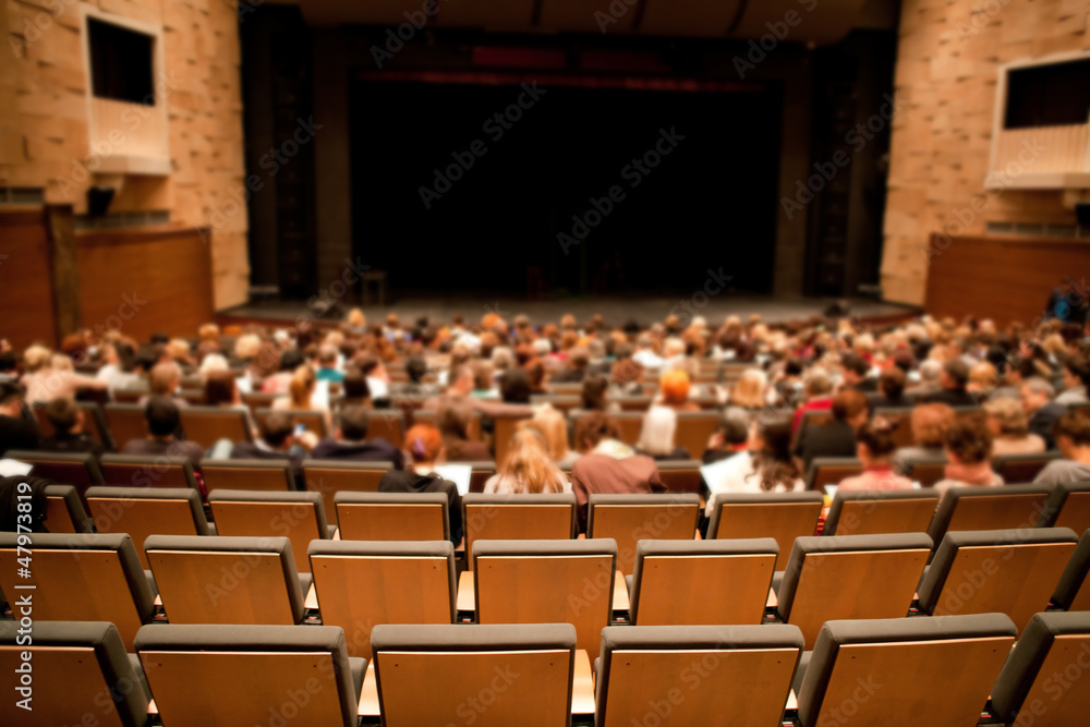 theater audience Stock Photo | Adobe Stock