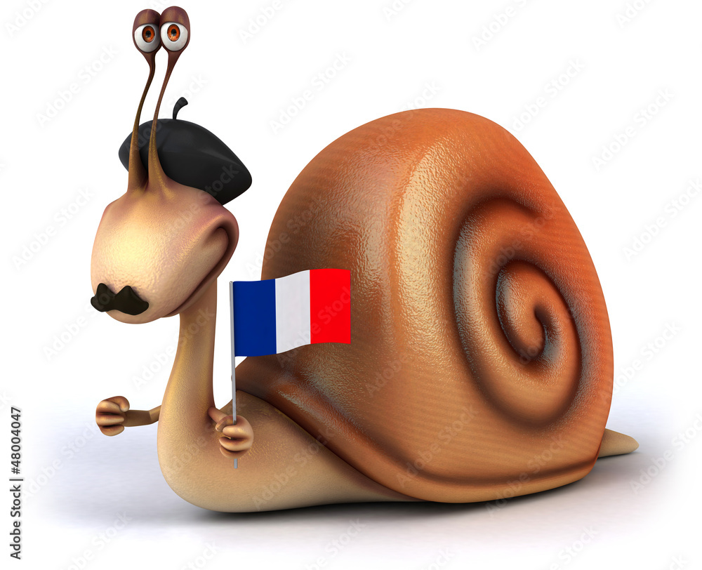 French snail Stock Illustration | Adobe Stock