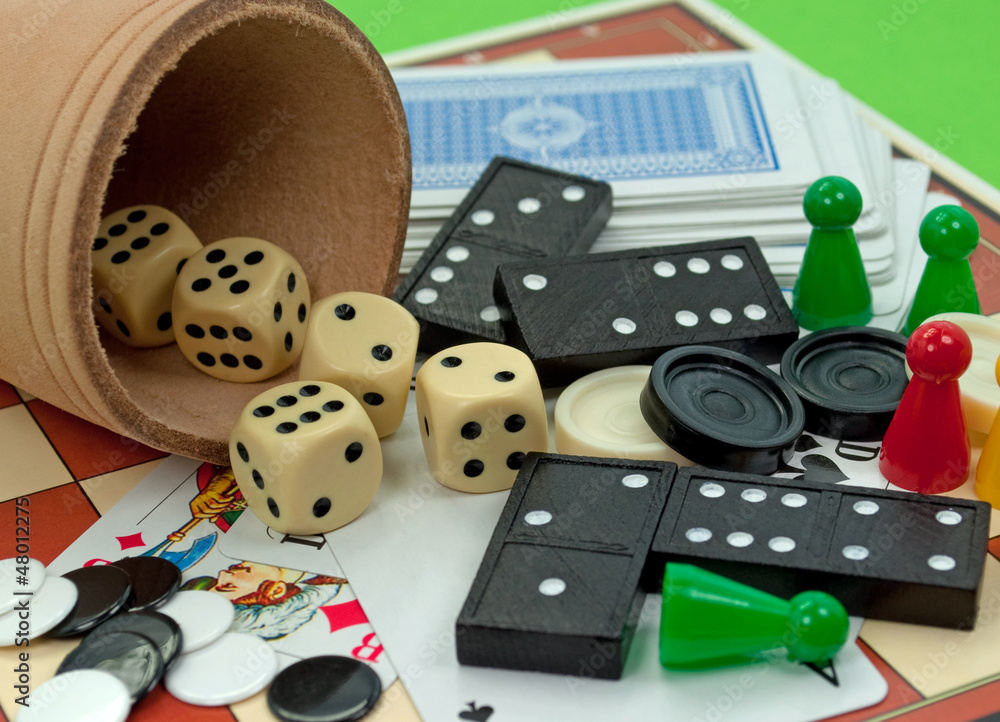 Spielesammlung Stock-Foto | Adobe Stock