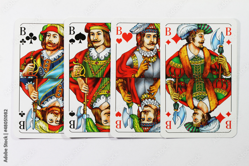 Vier Buben Stock-Foto | Adobe Stock