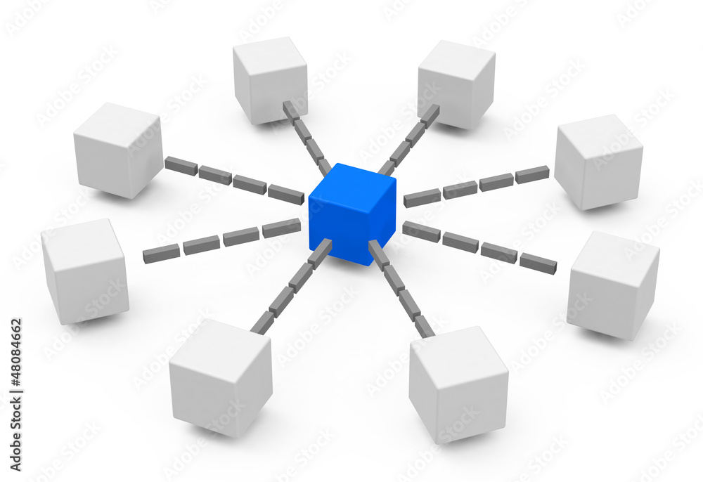 Das Zentrum Stock-Illustration | Adobe Stock