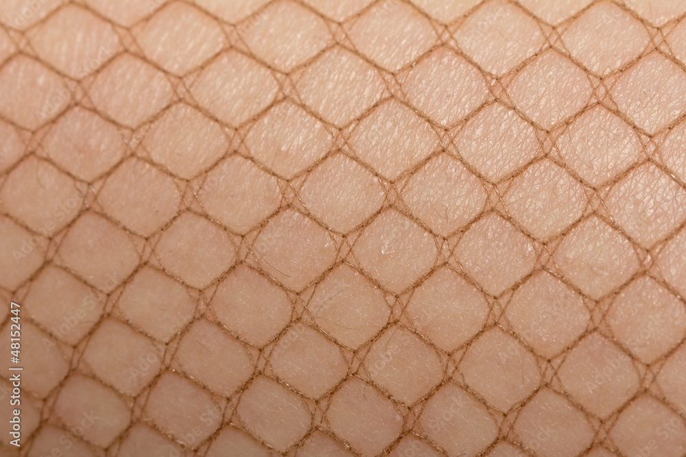stockings on the skin as a background. macro Stock Photo | Adobe Stock