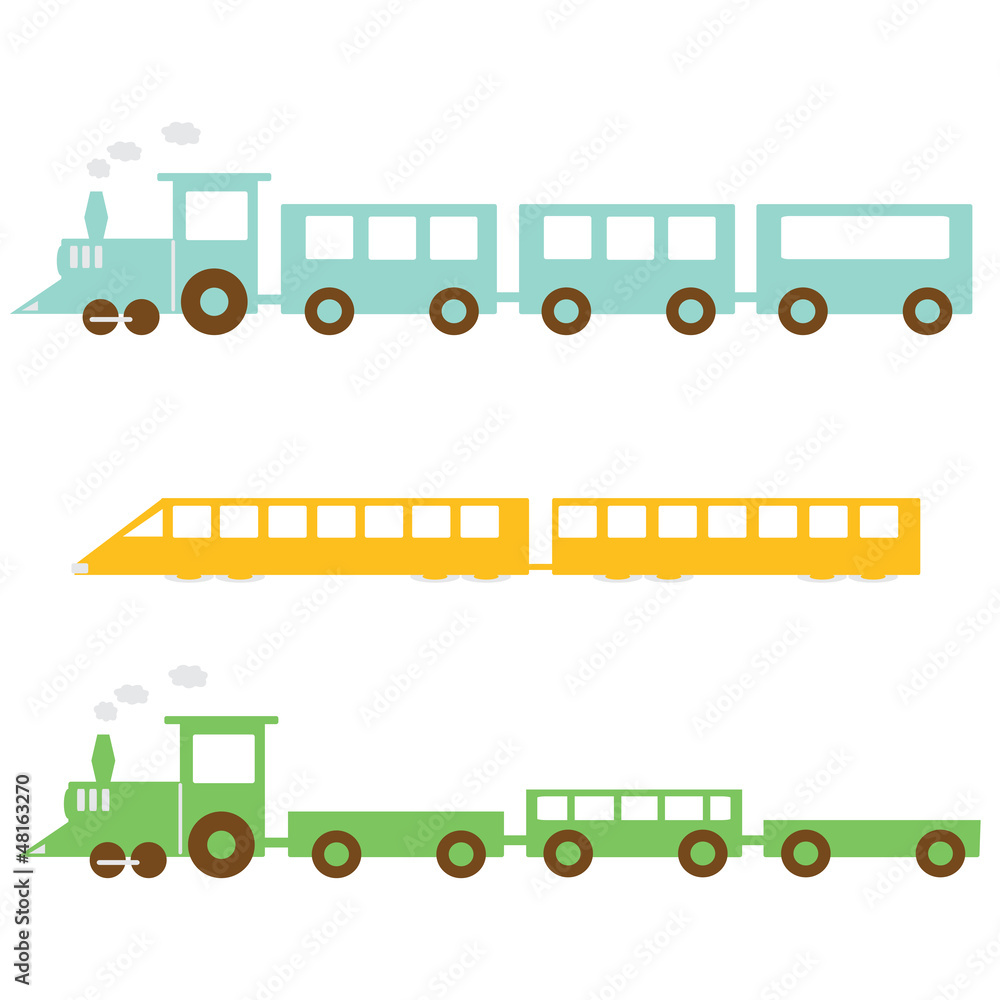 Train Stock Vector | Adobe Stock