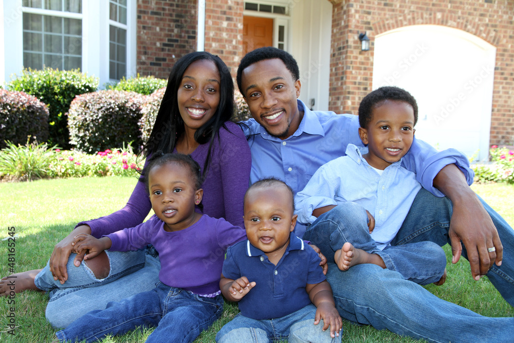 African American Family Stock Photo | Adobe Stock