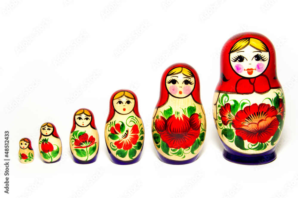 Russian dolls Stock Photo | Adobe Stock