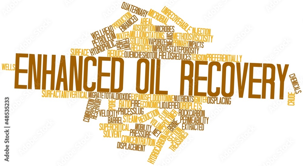 Word cloud for Enhanced oil recovery Stock Illustration | Adobe Stock