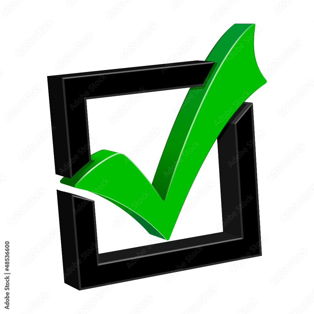 abgehakt Stock-Vektorgrafik | Adobe Stock