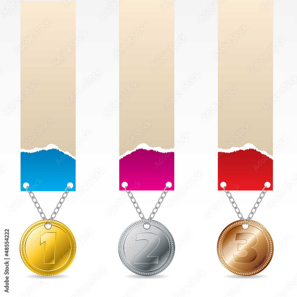 1st, 2nd and third prize labels Stock Vector | Adobe Stock