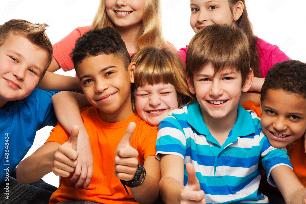 Large group of happy kids Stock Photo | Adobe Stock Large group of happy kids Stock Photo | Adobe Stock
