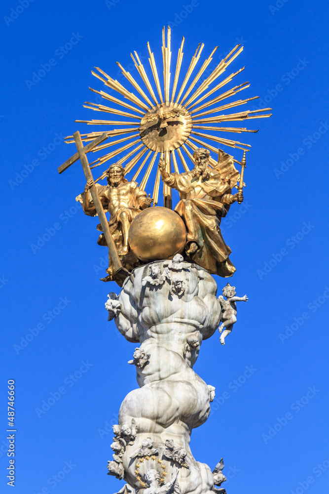 Baroque Trinity Column in Linz, Austria Stock Photo | Adobe Stock
