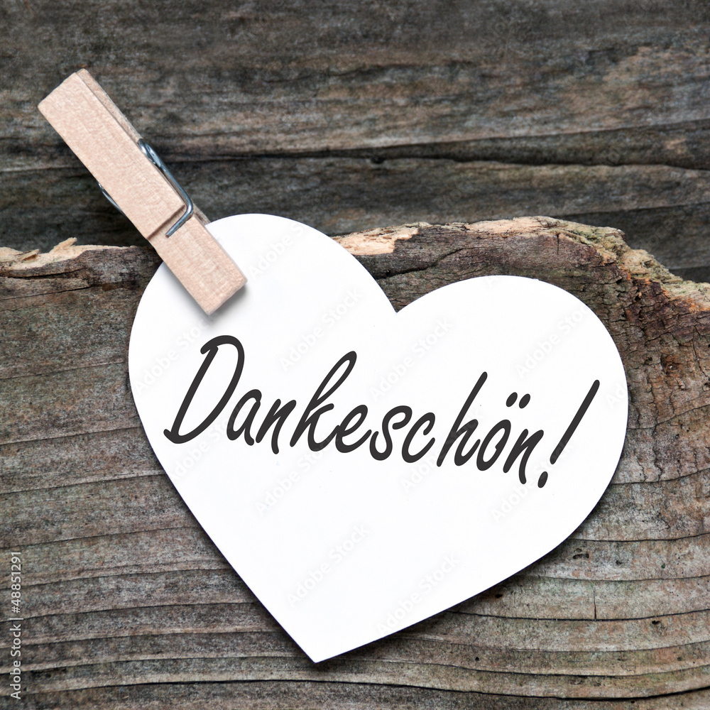 Dankeschön! Stock-Foto | Adobe Stock