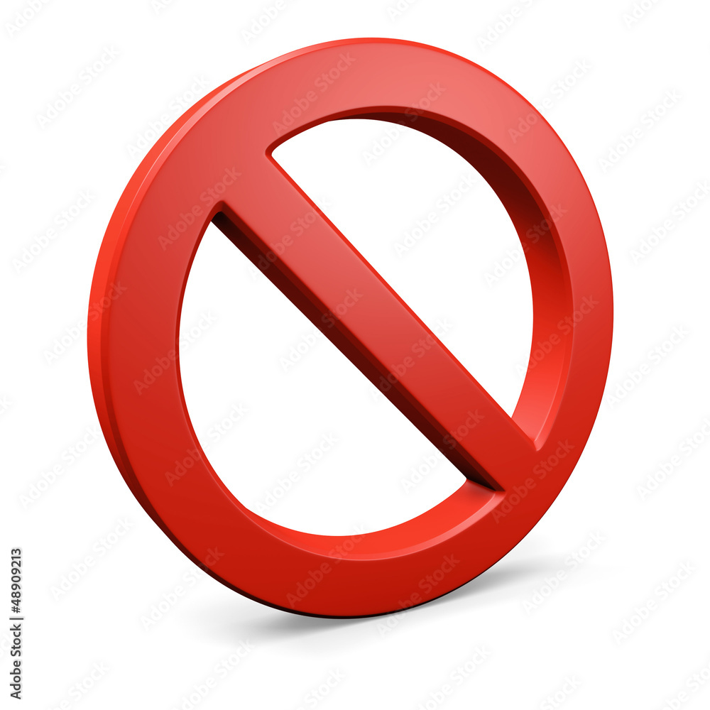 Red round forbidden symbol 2 Stock Illustration | Adobe Stock