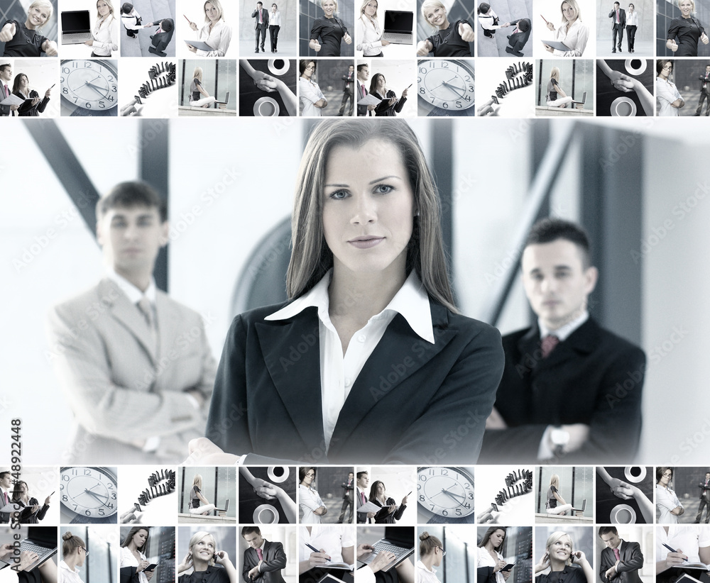 Business People Collage