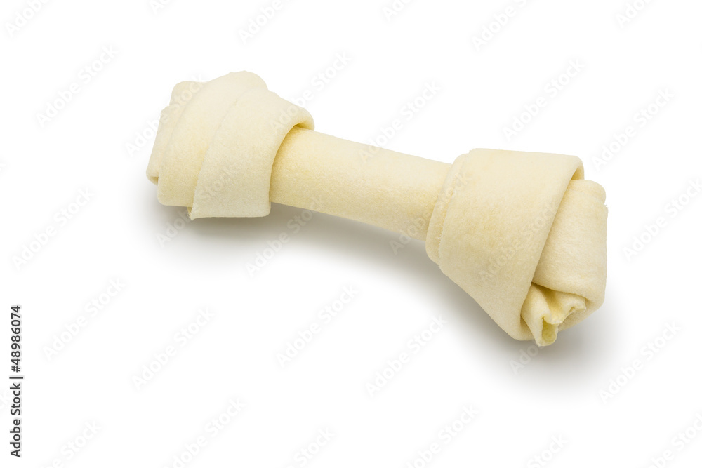 Dog bone isolated on white background Stock Photo | Adobe Stock