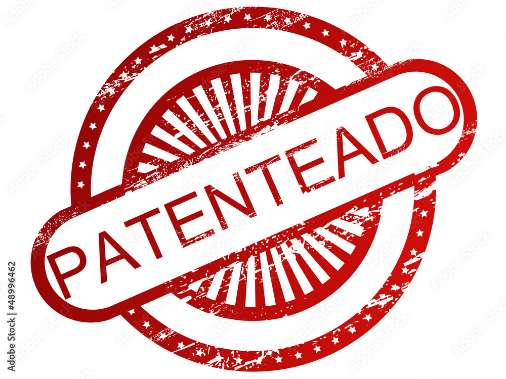 Carimbo - Palavra "patenteado" Stock Illustration | Adobe Stock