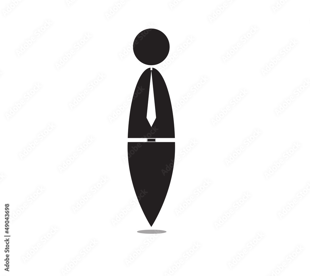 Business man in suit icon Stock Vector | Adobe Stock