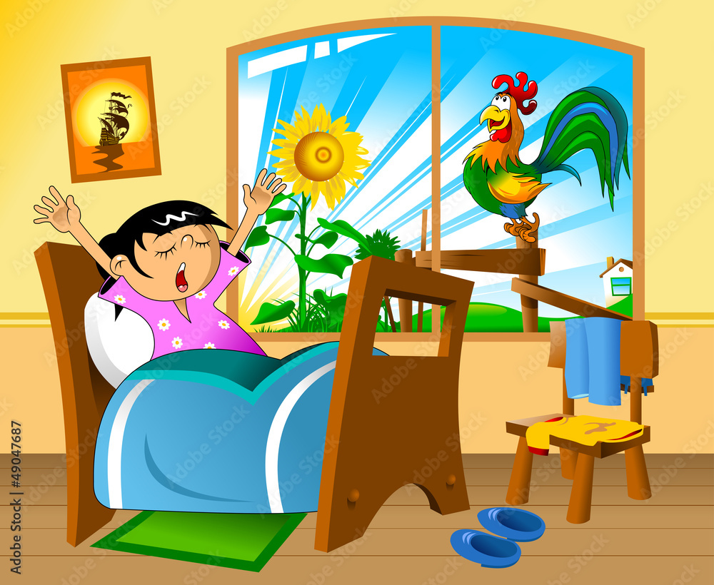 early morning vector de Stock | Adobe Stock