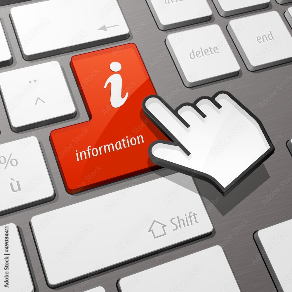 clavier information Stock Vector | Adobe Stock