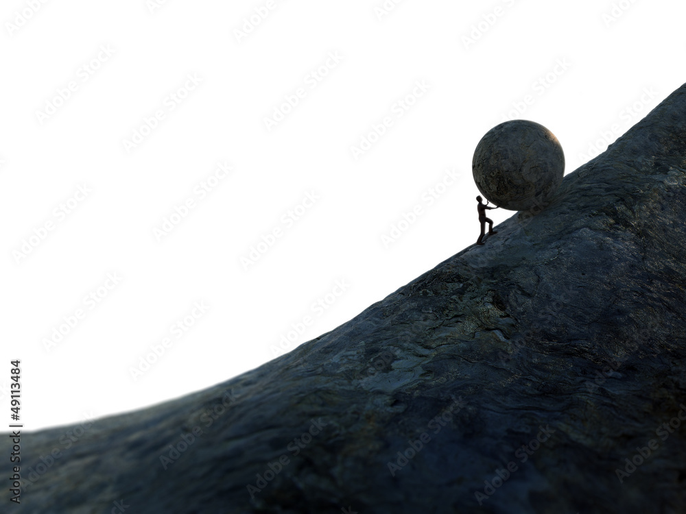 Sisyphus Stock Illustration | Adobe Stock