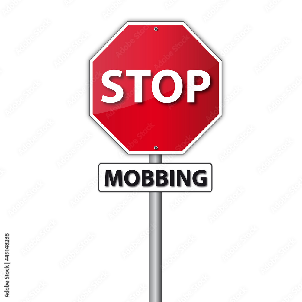 STOP Mobbing! Stock-Illustration | Adobe Stock